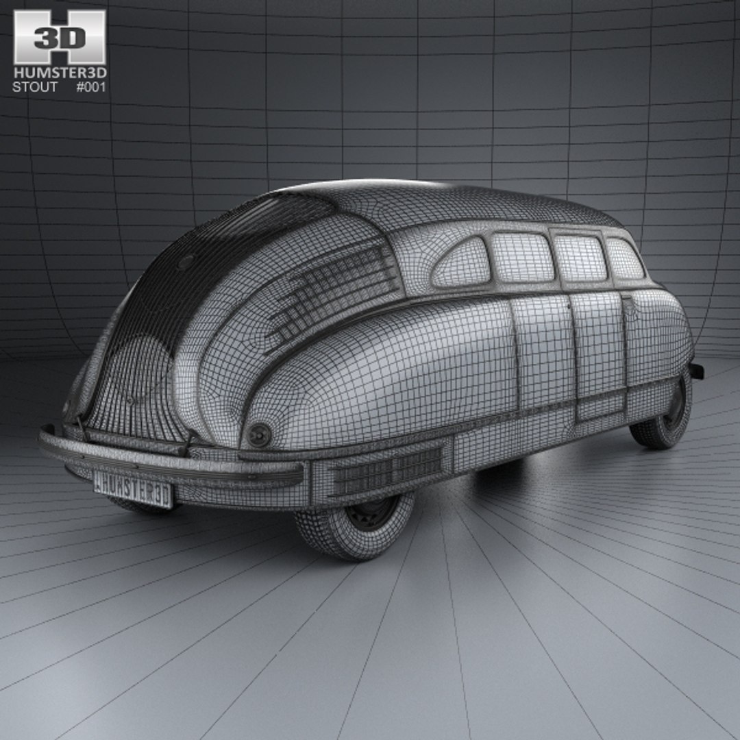 Stout scarab 1936 3D model - TurboSquid 1241735