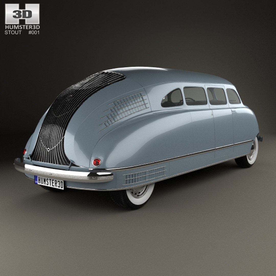 Stout scarab 1936 3D model - TurboSquid 1241735