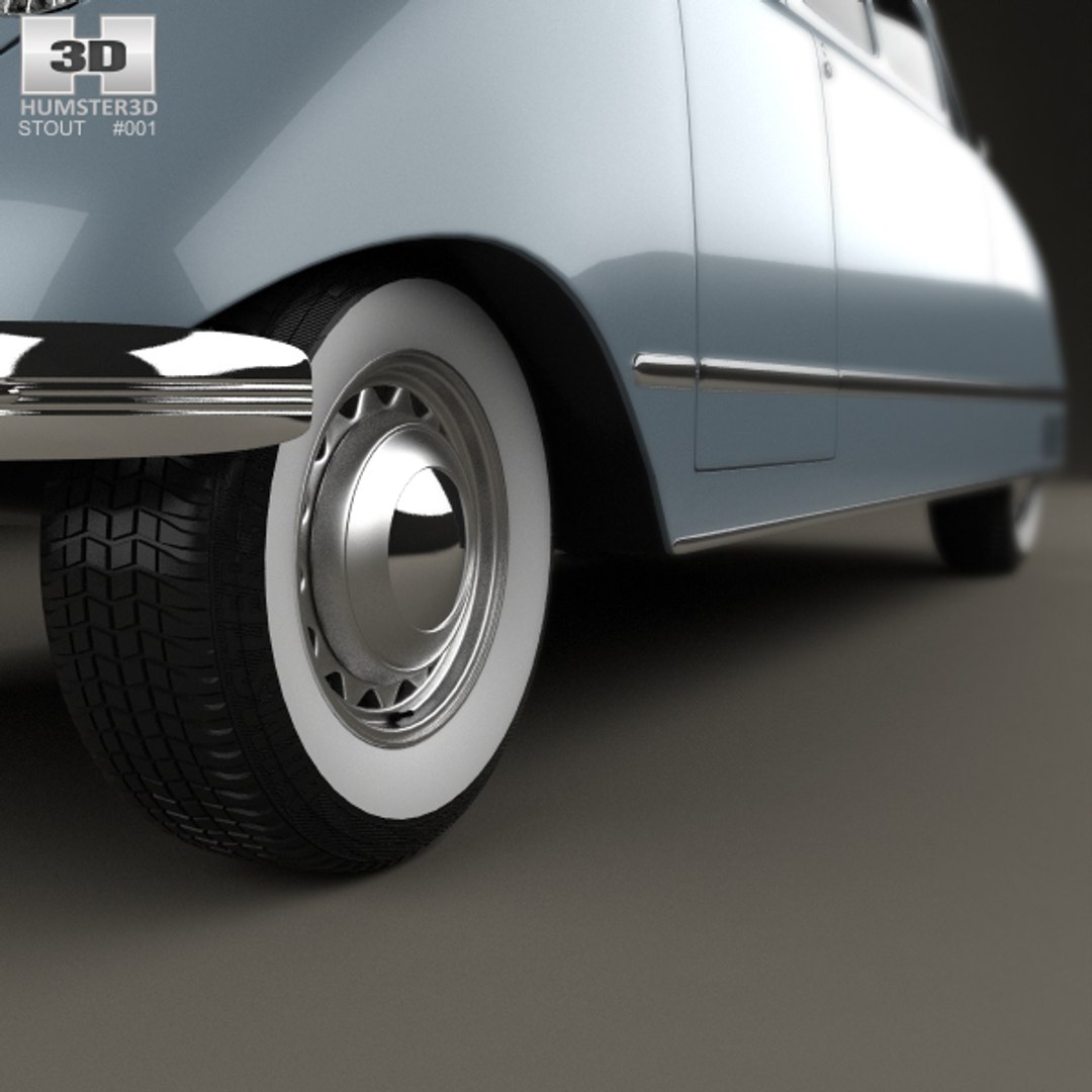 Stout scarab 1936 3D model - TurboSquid 1241735