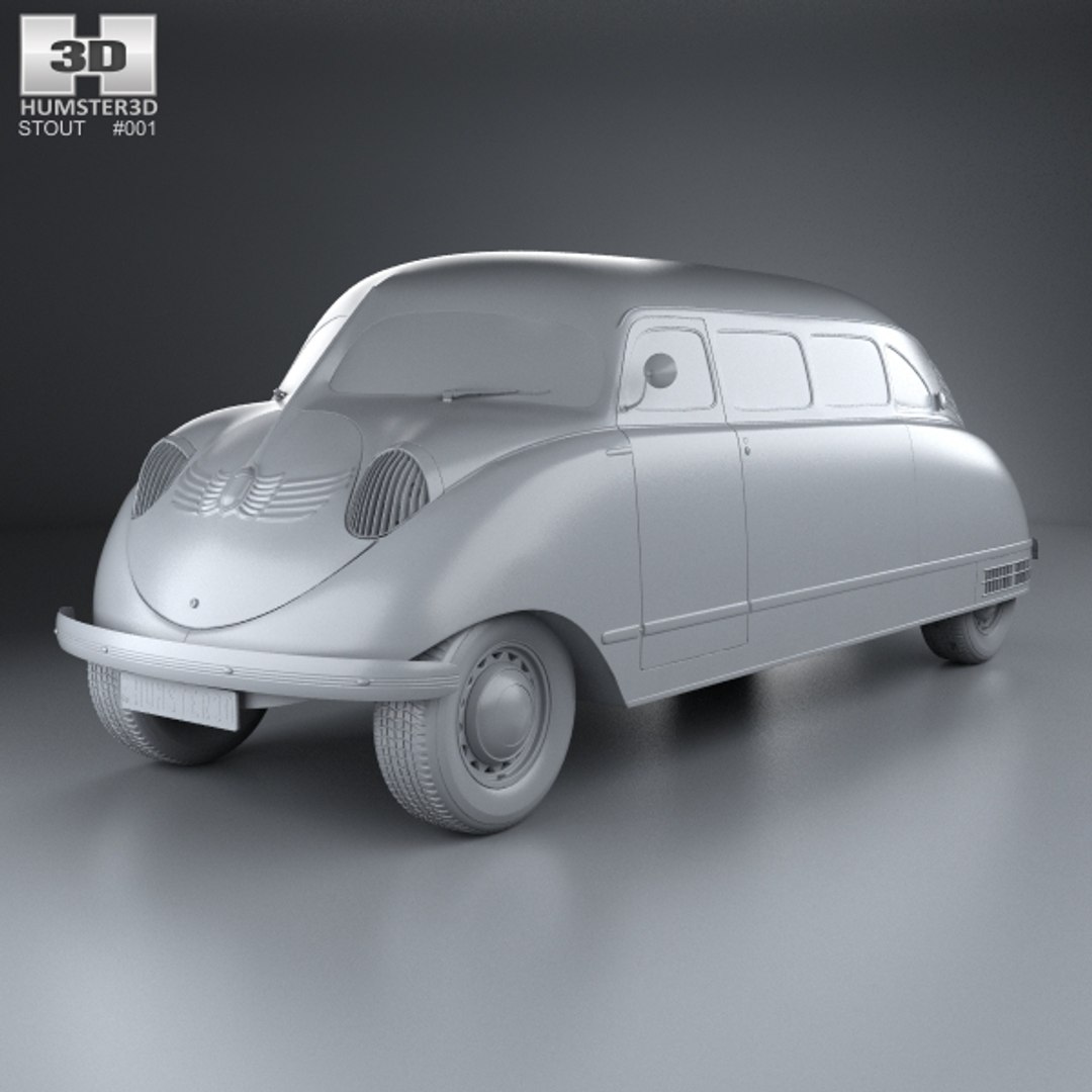 Stout scarab 1936 3D model - TurboSquid 1241735