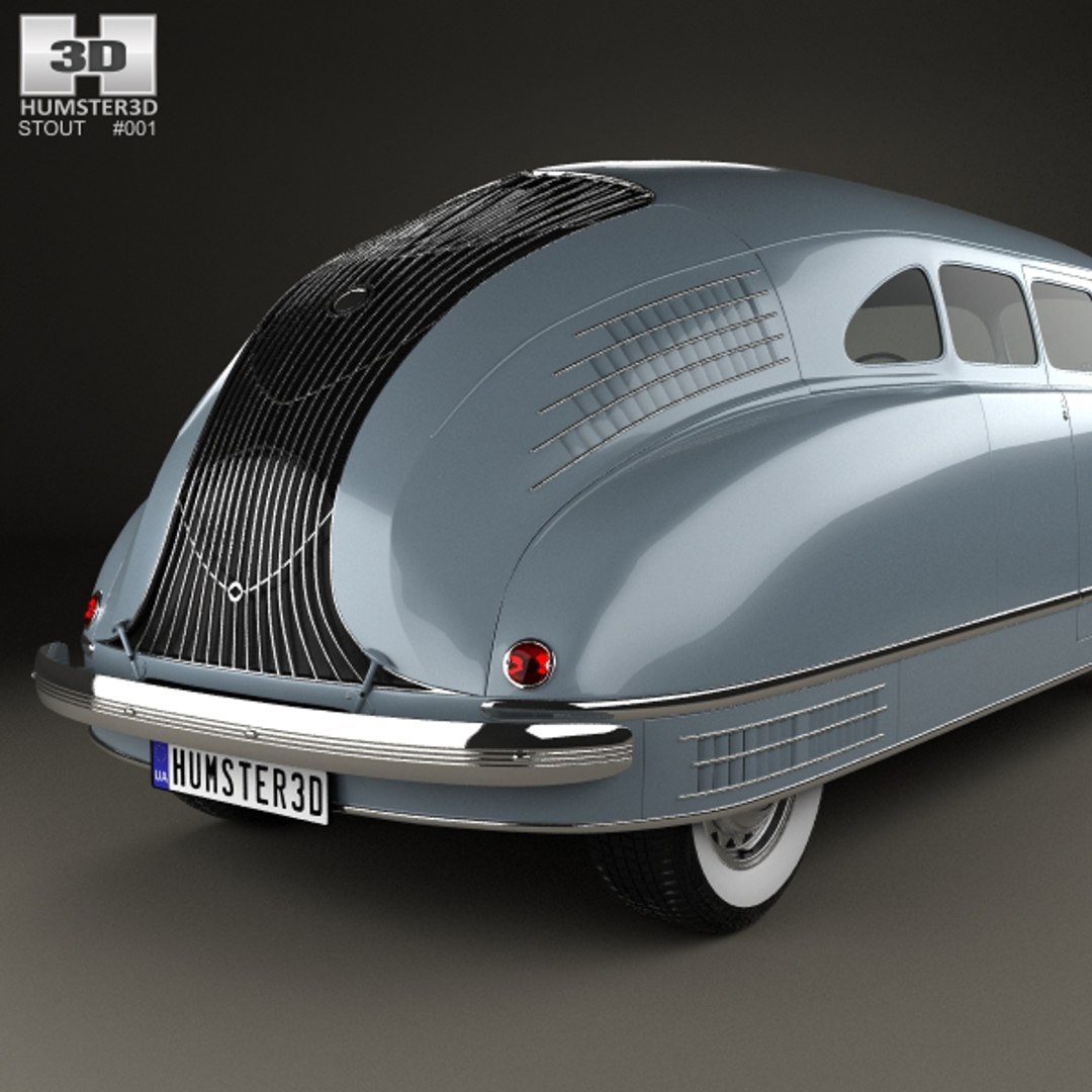 Stout scarab 1936 3D model - TurboSquid 1241735