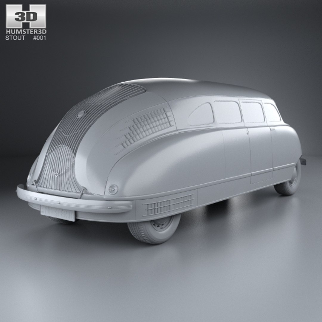 Stout scarab 1936 3D model - TurboSquid 1241735