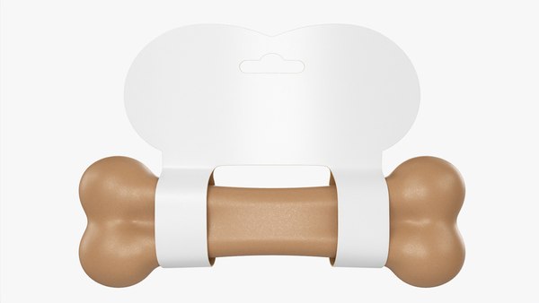 3D Pet bark bone mockup - TurboSquid 1842055