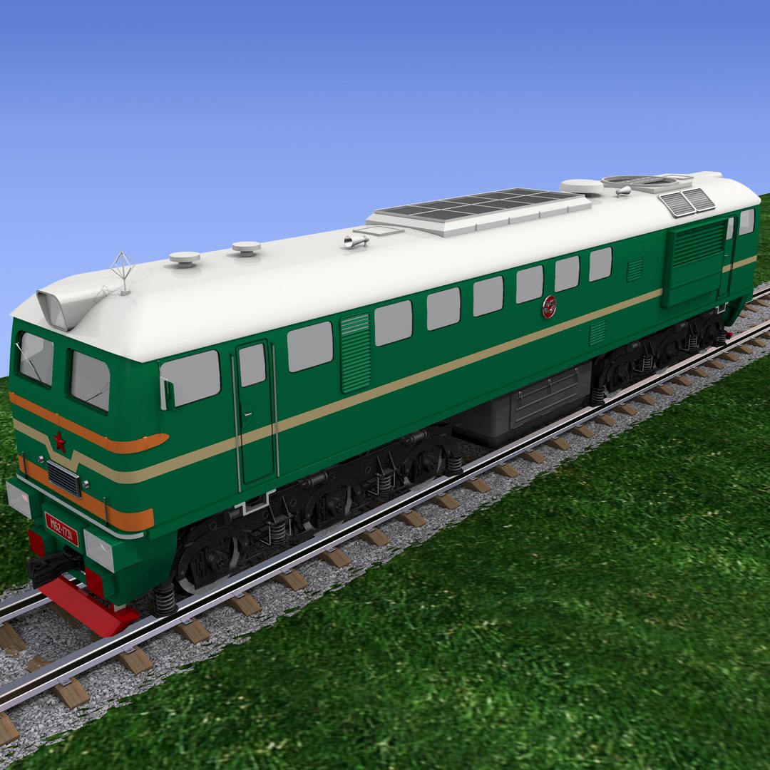 Locomotive m62 russian 3D model - TurboSquid 1676449