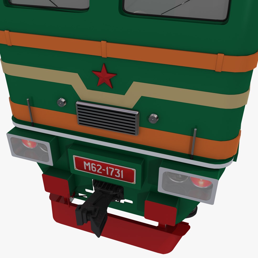 Locomotive m62 russian 3D model - TurboSquid 1676449