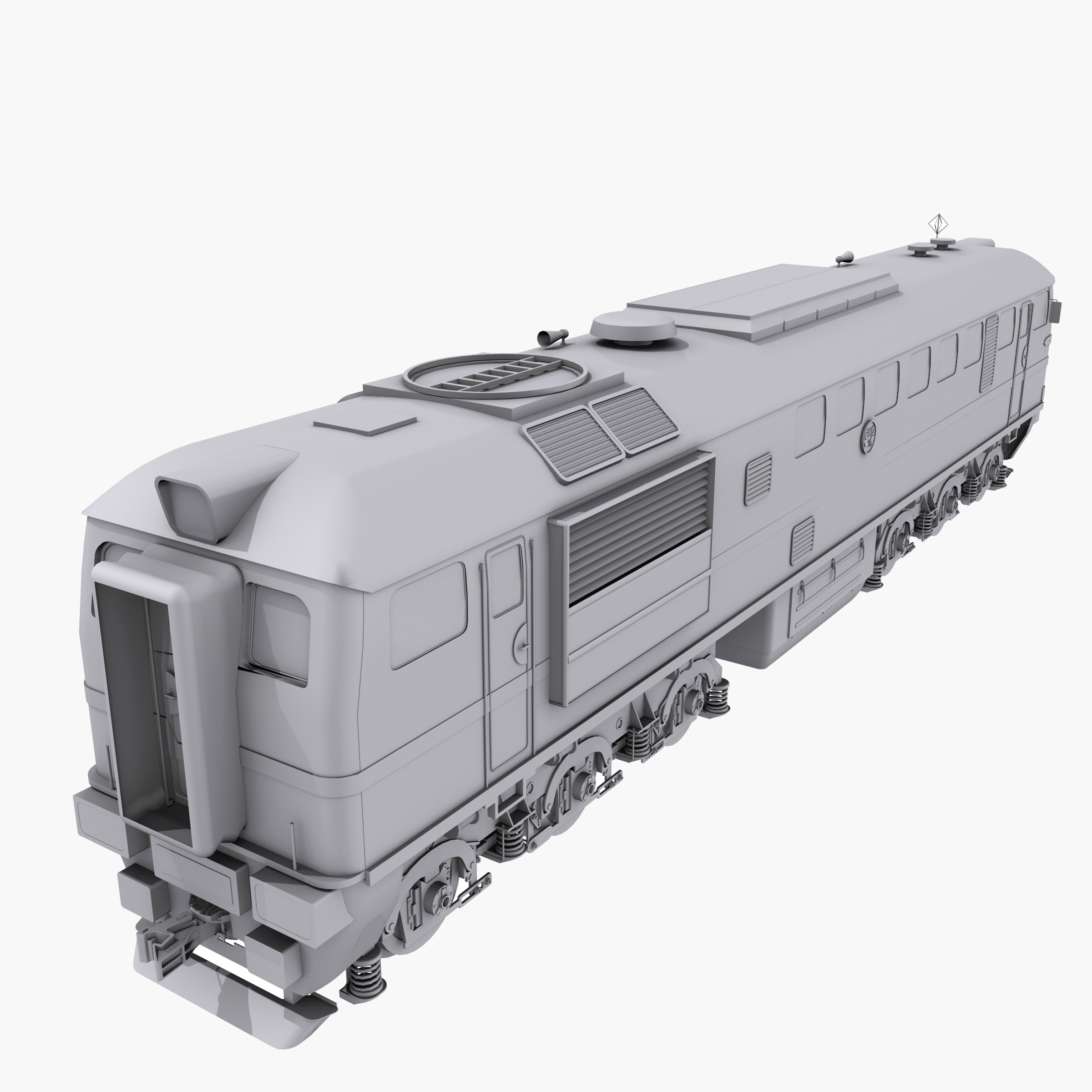 Locomotive m62 russian 3D model - TurboSquid 1676449