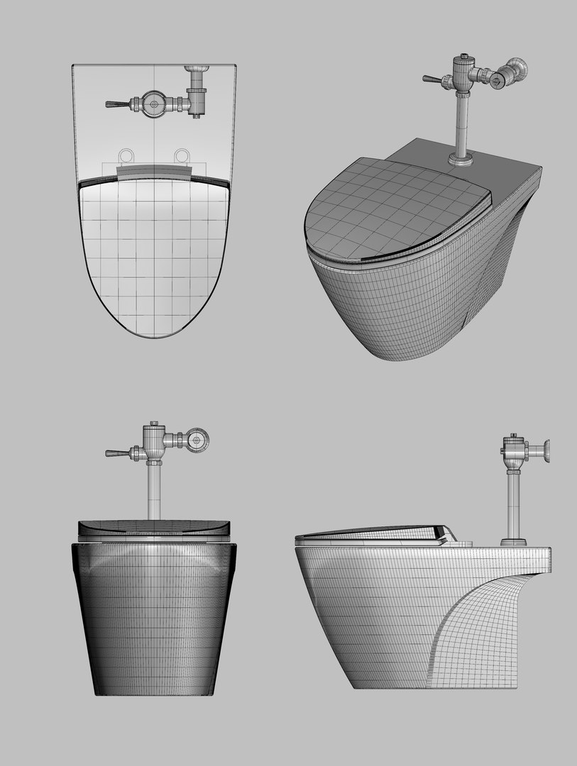 3D Model Toilet Wc - TurboSquid 1477048