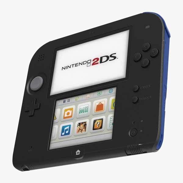 Nintendo 2ds handheld console 3D model - TurboSquid 1189017