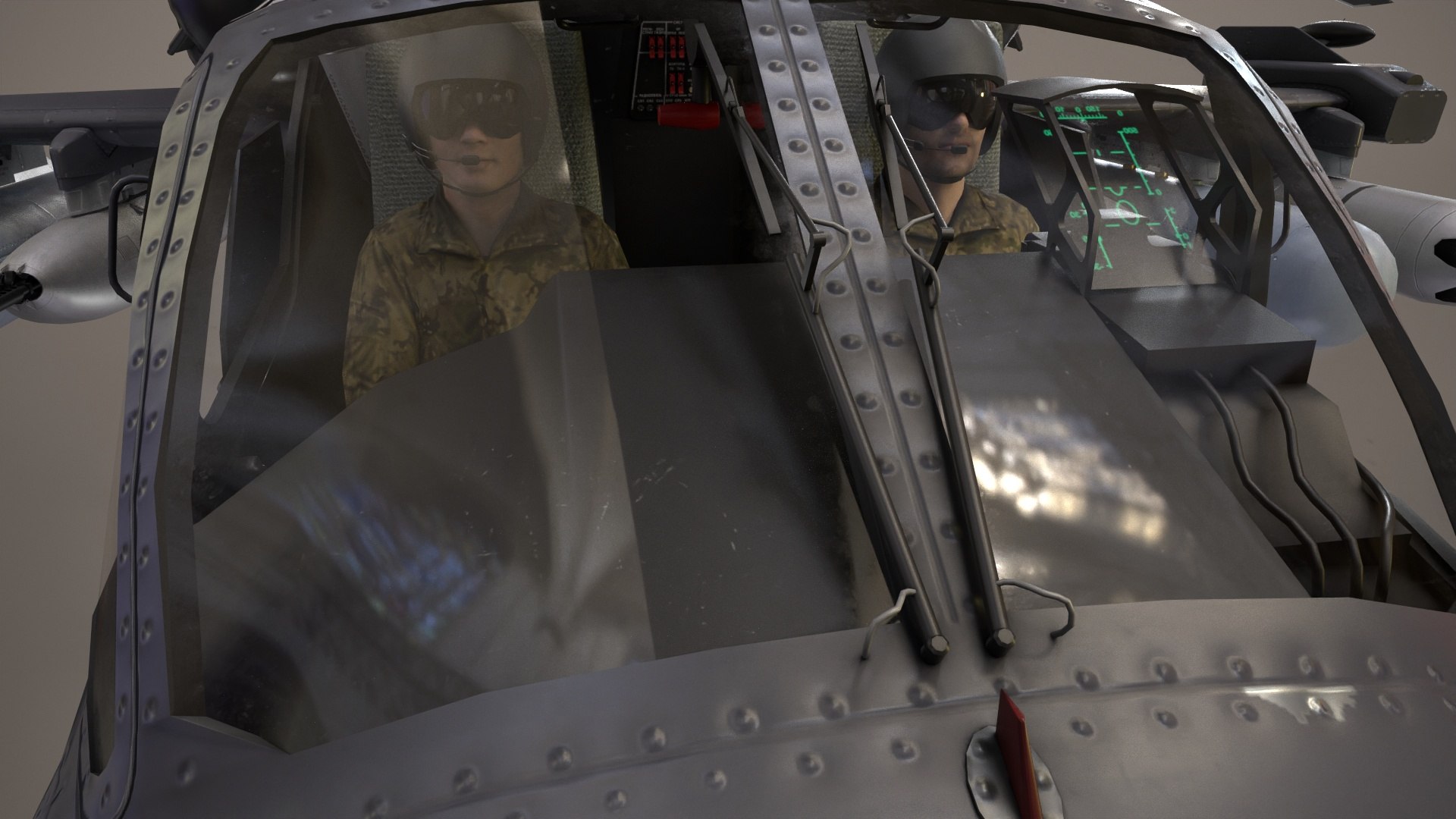 3D Kamov Ka-52 Alligator Dark Complex Animation - TurboSquid 1979444