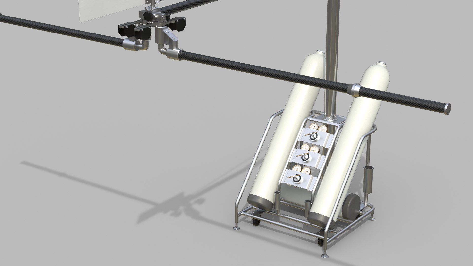 3D Pit Lane Sprint Rig Model - TurboSquid 2293652