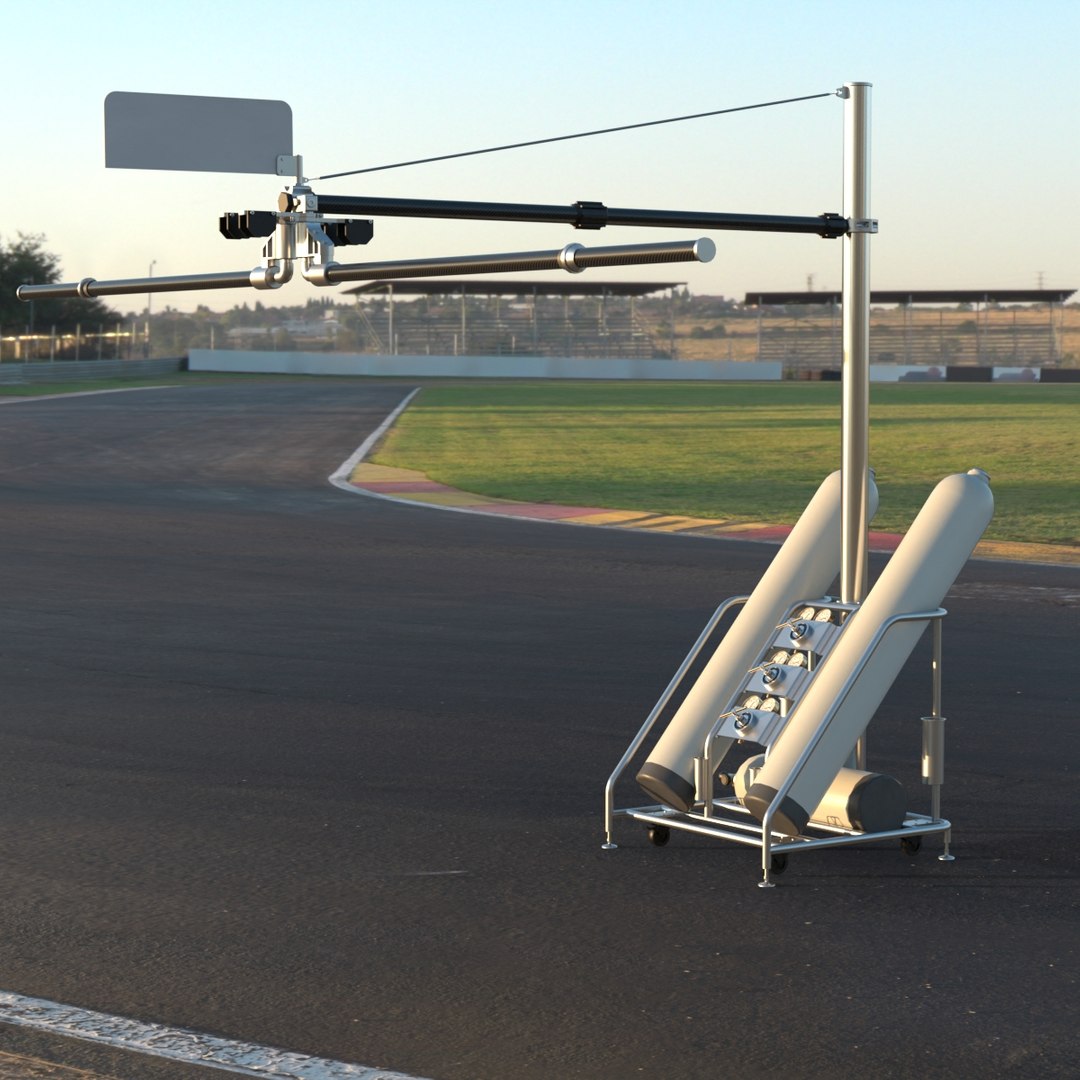 3D Pit Lane Sprint Rig Model - TurboSquid 2293652