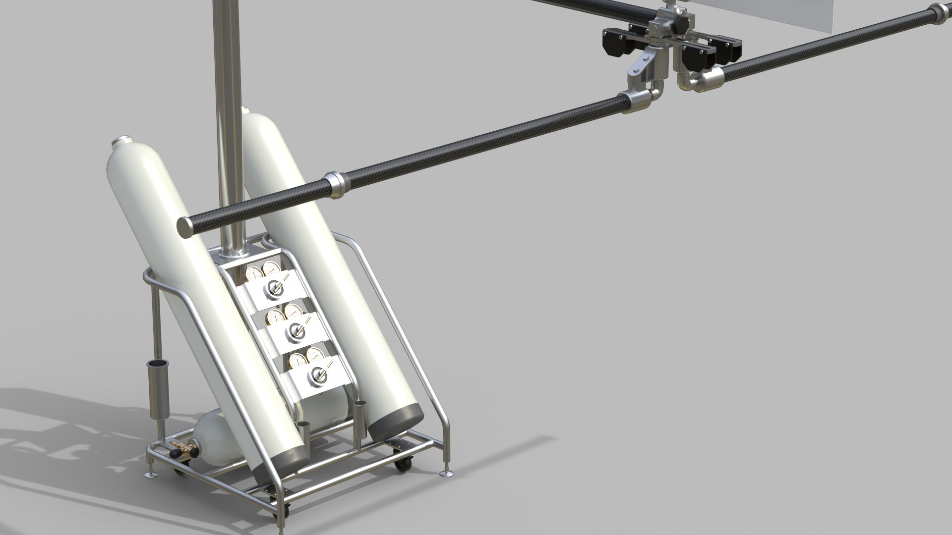 3D Pit Lane Sprint Rig Model - TurboSquid 2293652