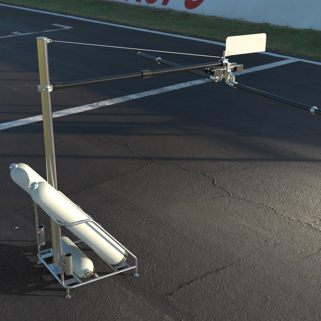 3D Pit Lane Sprint Rig Model - TurboSquid 2293652