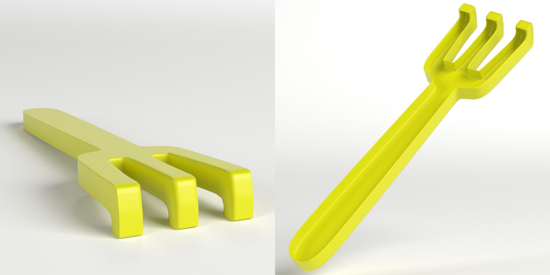 Beach rake toy 3D model - TurboSquid 1380418