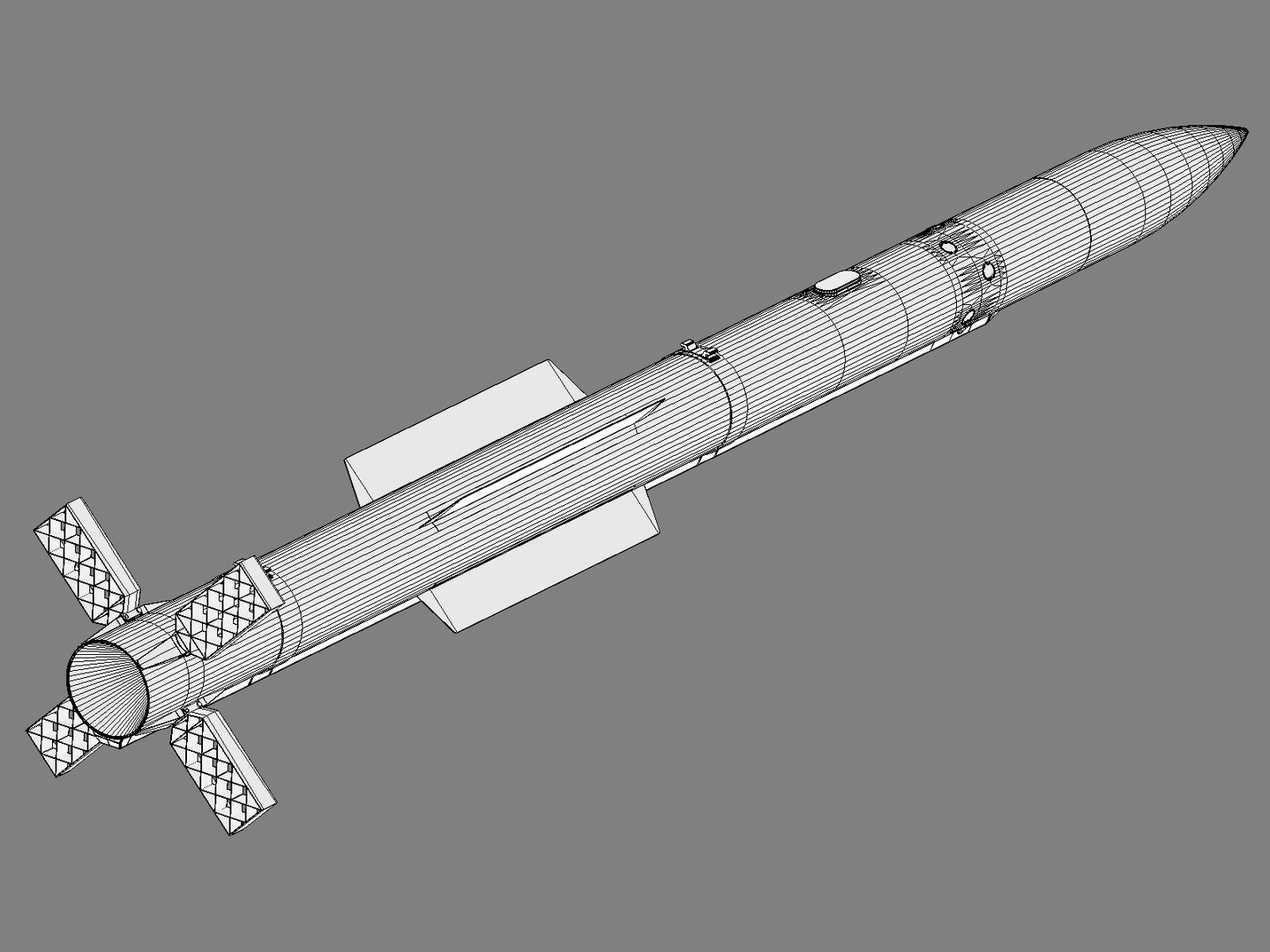 R-77 Missile 3d Model