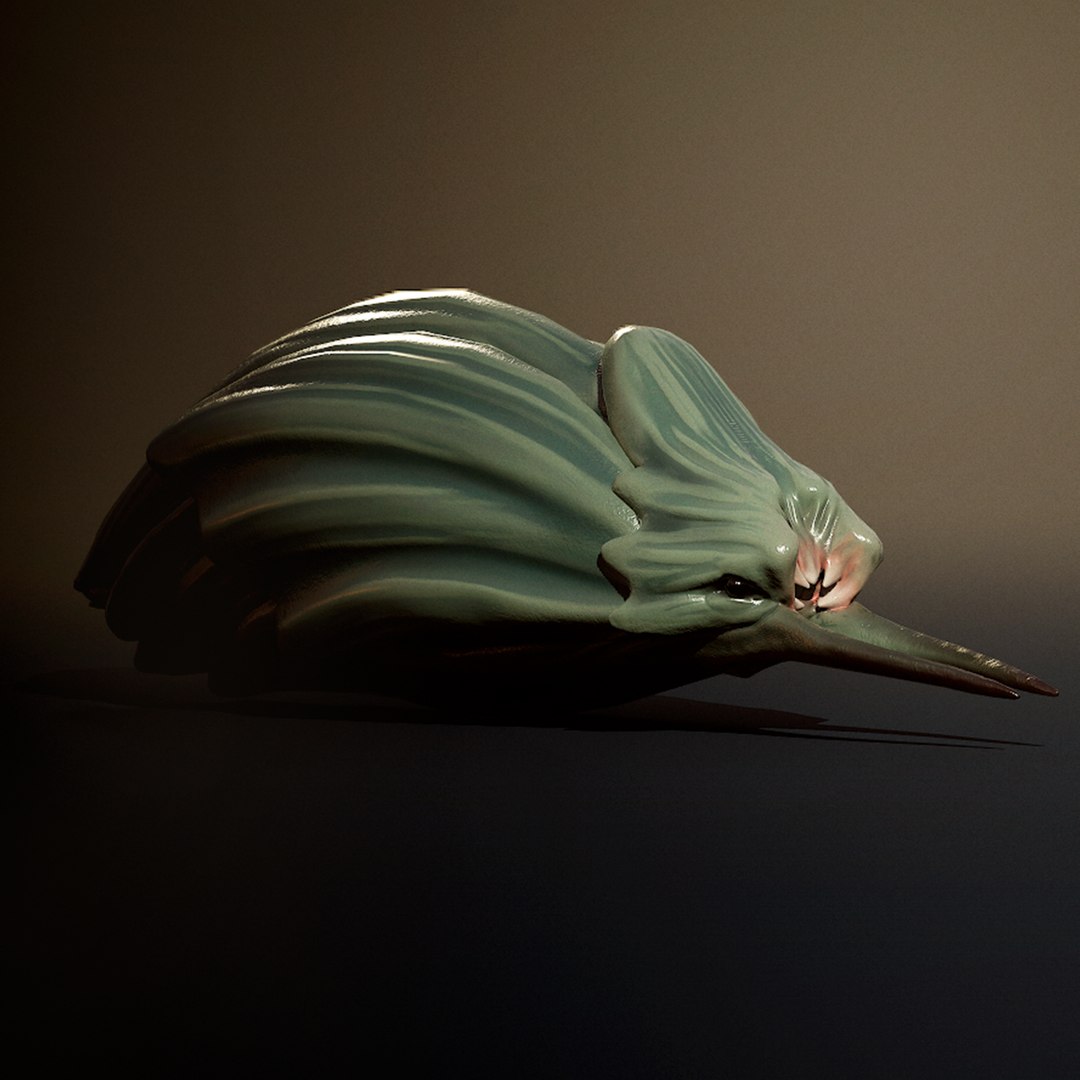 3D Clam Creature1 - TurboSquid 2126823