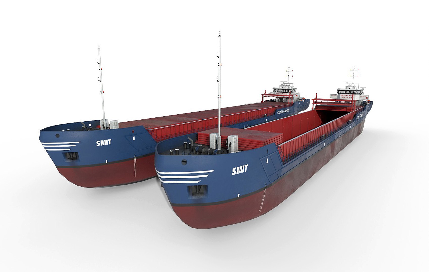 3D Combi General Cargo Ship Model - TurboSquid 1627096