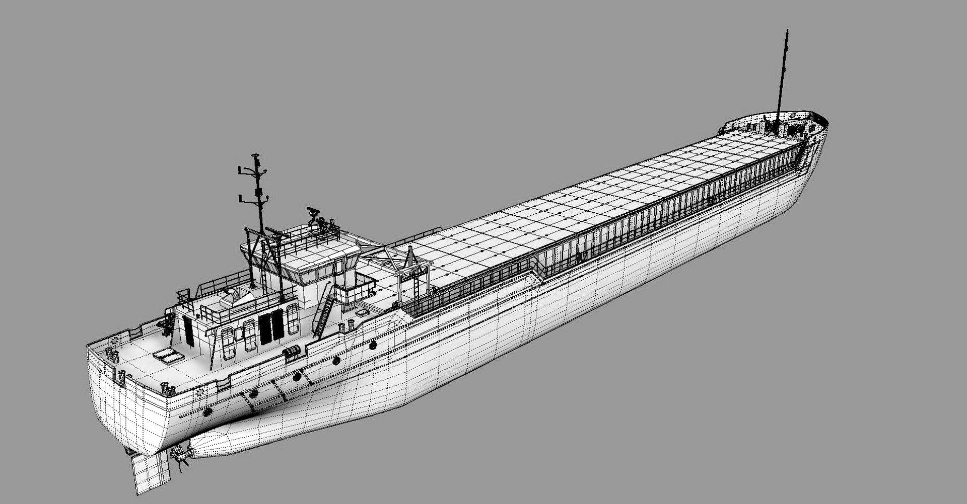 3D Combi General Cargo Ship Model - TurboSquid 1627096