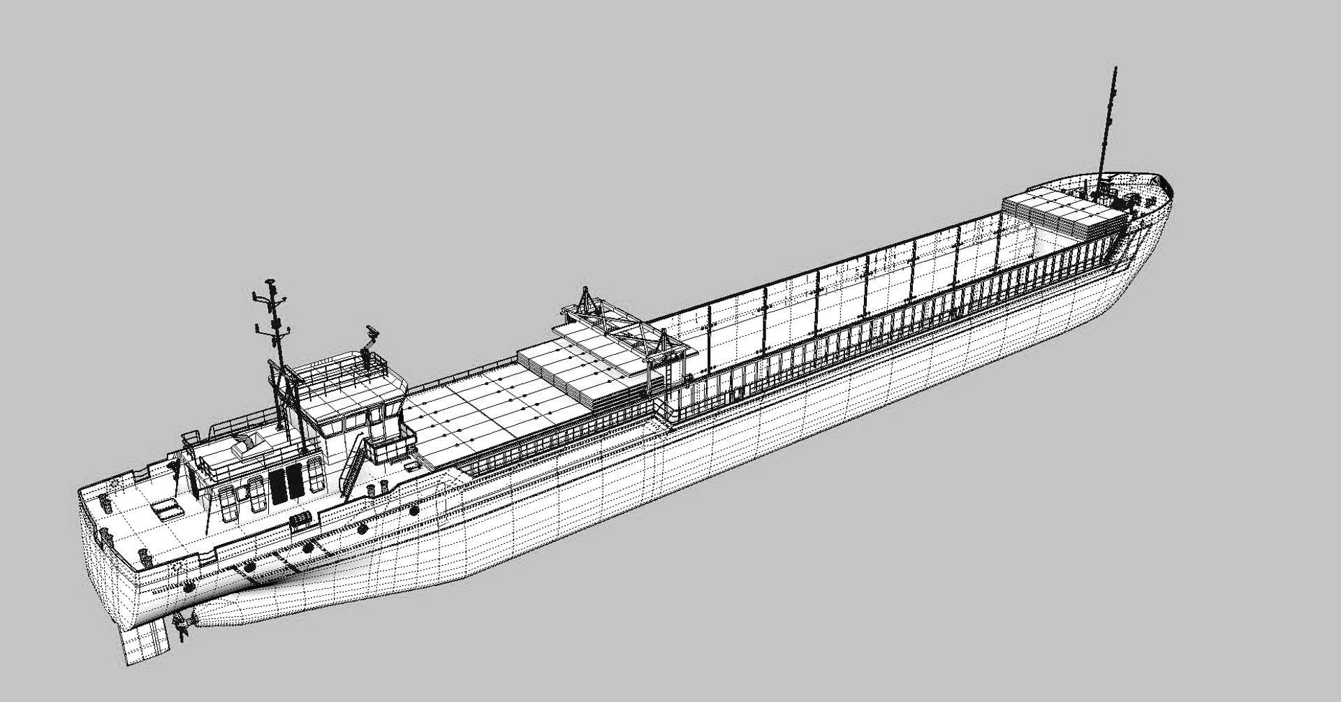 3D Combi General Cargo Ship Model - TurboSquid 1627096