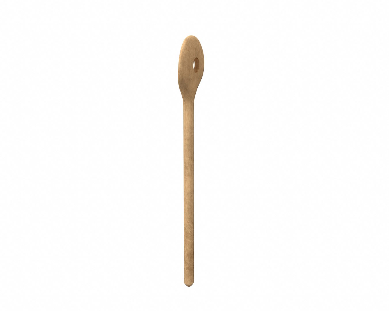 Wooden Spoon with hole model - TurboSquid 1928234