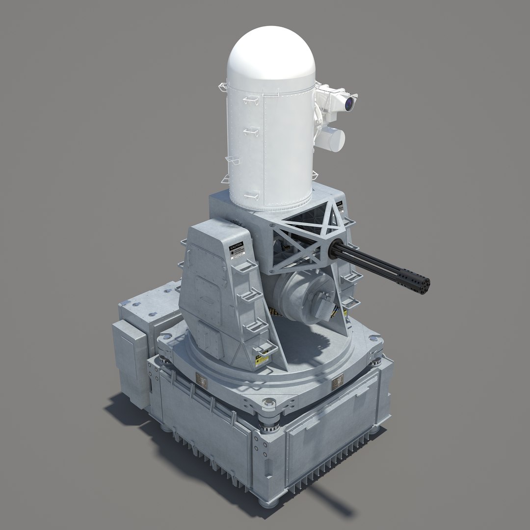 Phalanx Ciws Block-1b Gun 3d Model