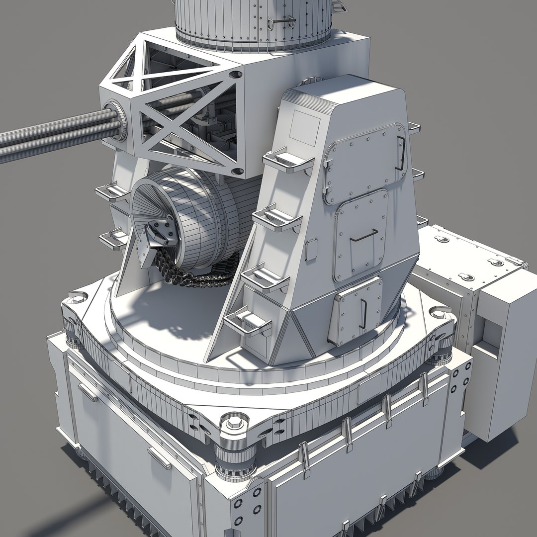 Phalanx Ciws Block-1b Gun 3d Model