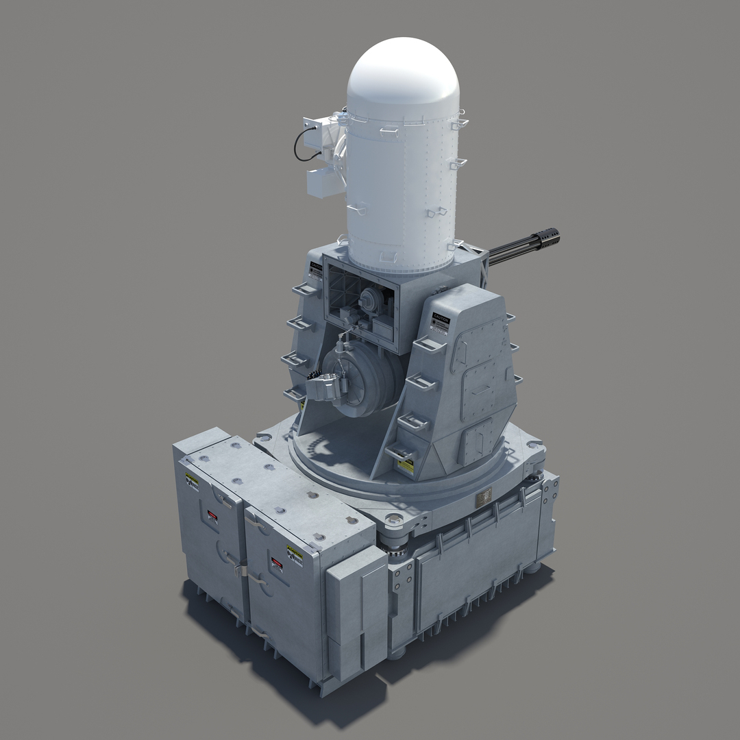 Modello 3D Phalanx CIWS Block-1B - TurboSquid 939433