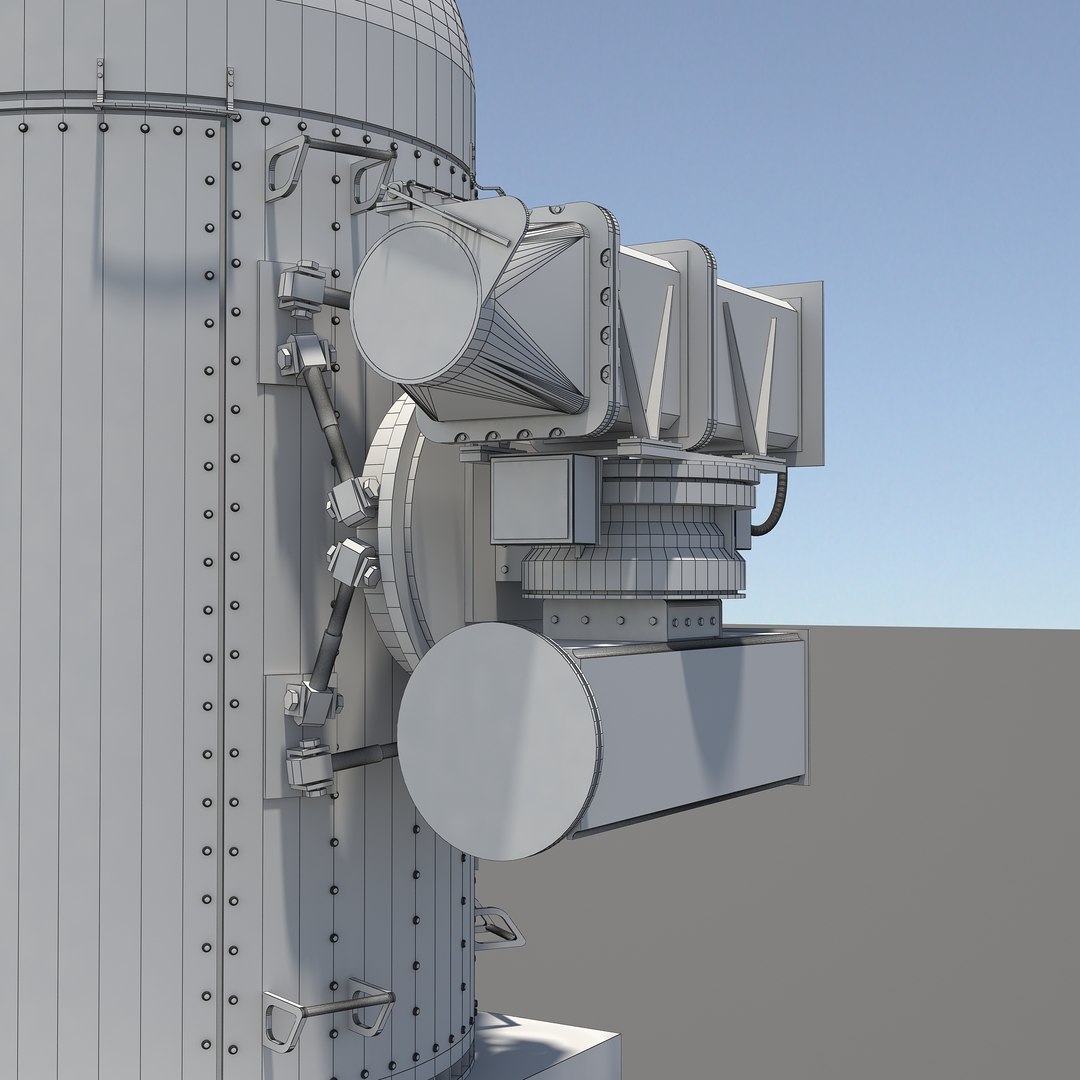 Phalanx Ciws Block-1b Gun 3d Model