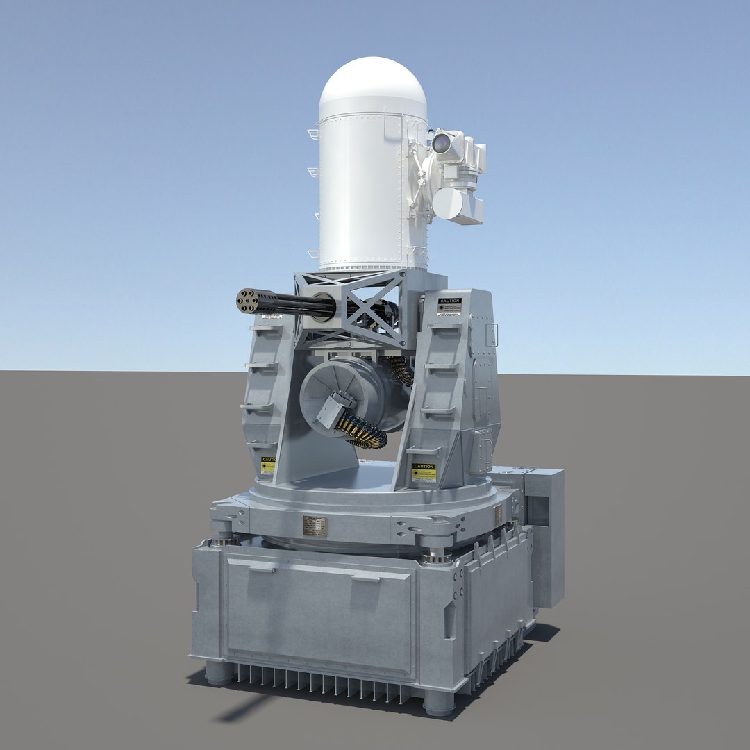 Phalanx Ciws Block-1b Gun 3d Model