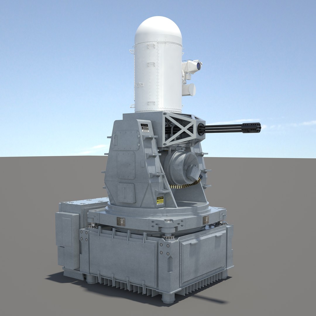 Phalanx Ciws Block-1b Gun 3d Model