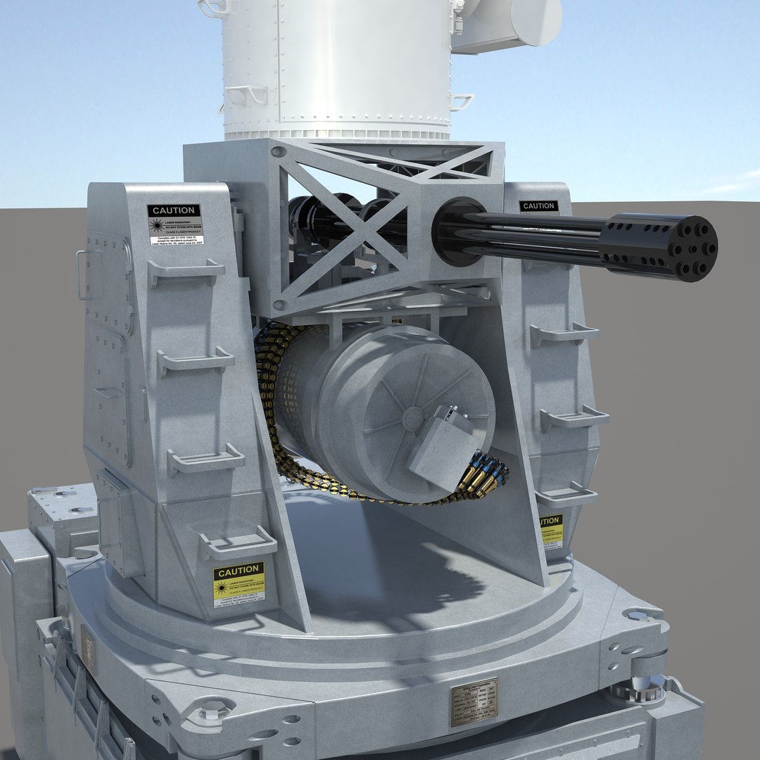 Phalanx Ciws Block-1b Gun 3d Model