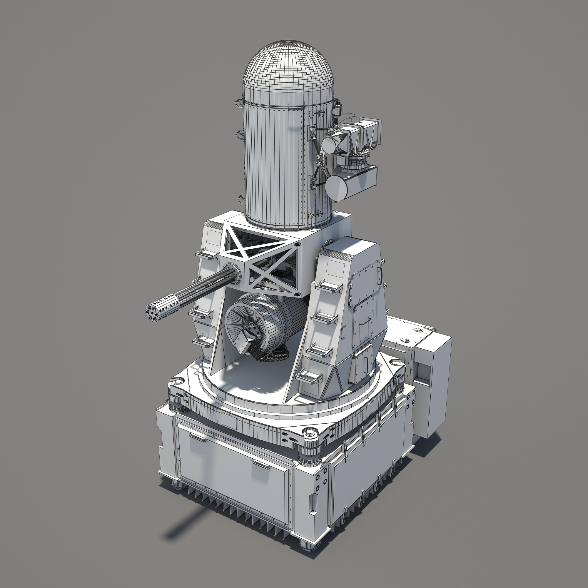Modello 3D Phalanx CIWS Block-1B - TurboSquid 939433