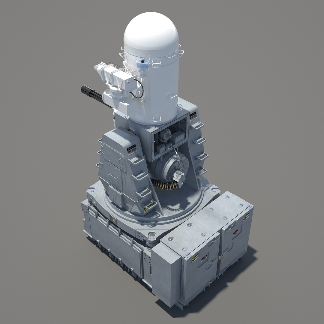 Modello 3D Phalanx CIWS Block-1B - TurboSquid 939433