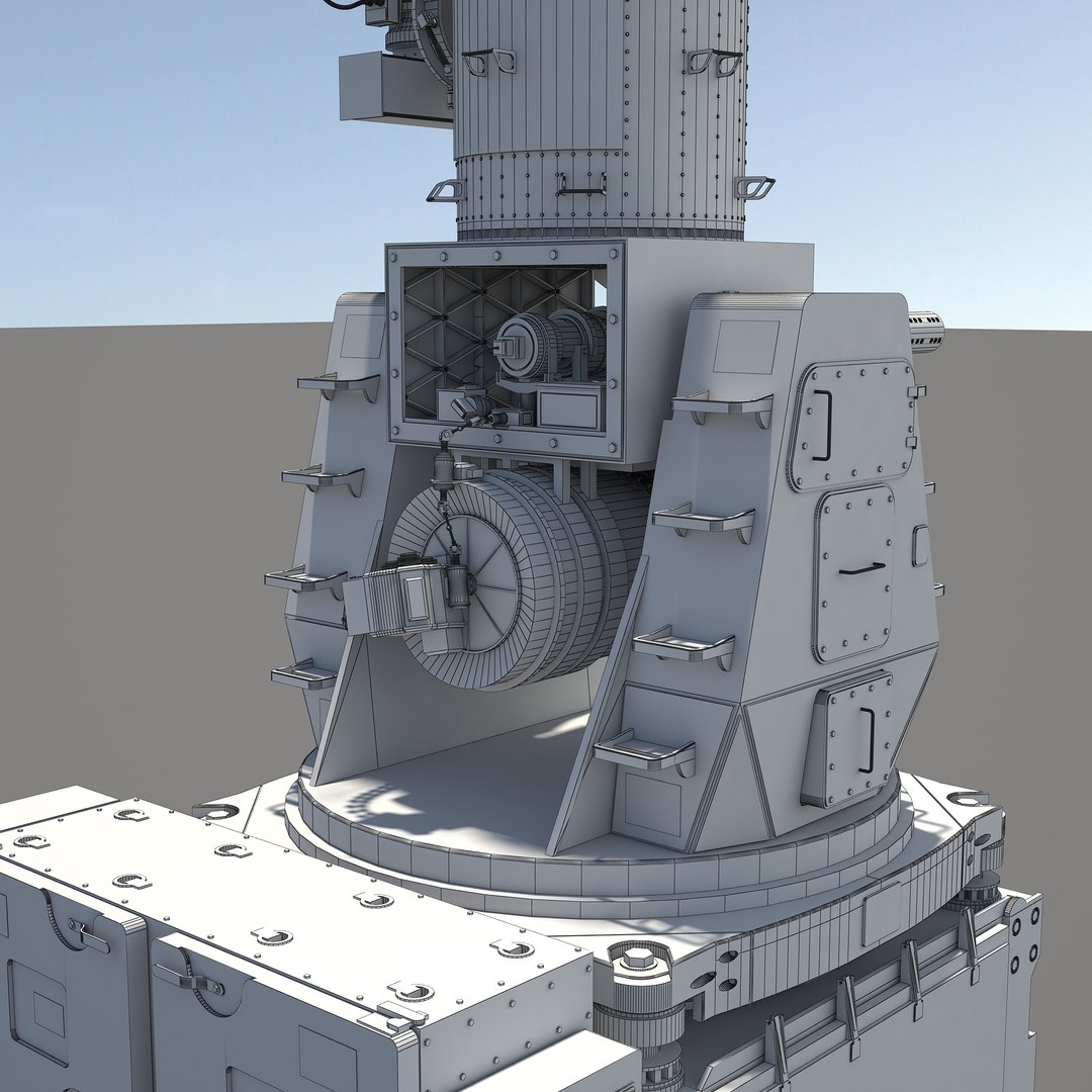 Phalanx Ciws Block-1b Gun 3d Model