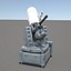 Phalanx Ciws Block-1b Gun 3d Model