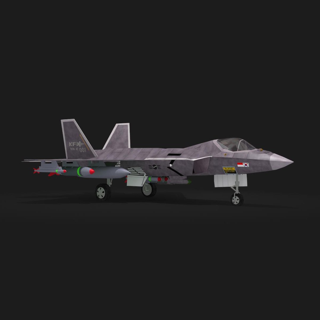 kf-21 한국 제트기 figher 3D 모델 - TurboSquid 1735277