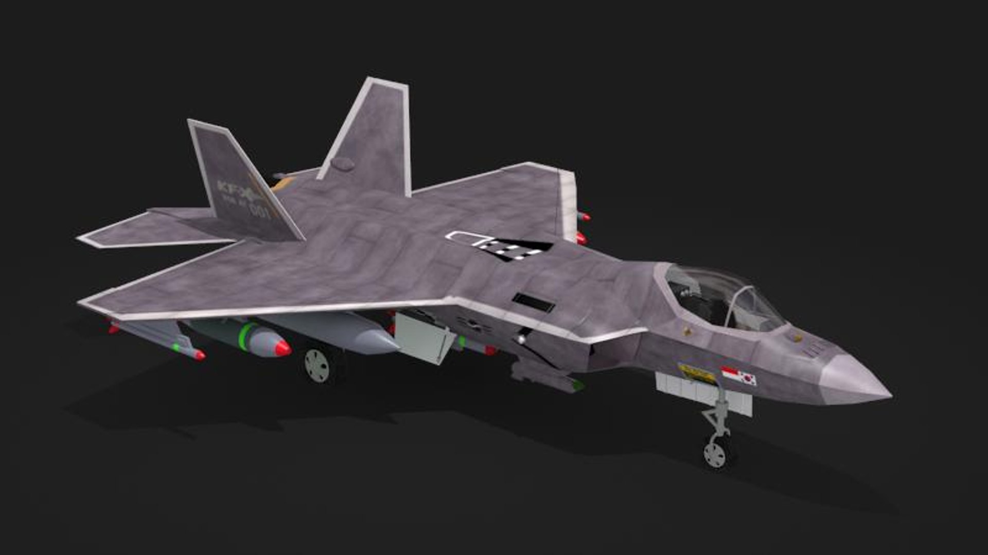 Kf-21 Korean Jet Figher 3D - TurboSquid 1735277