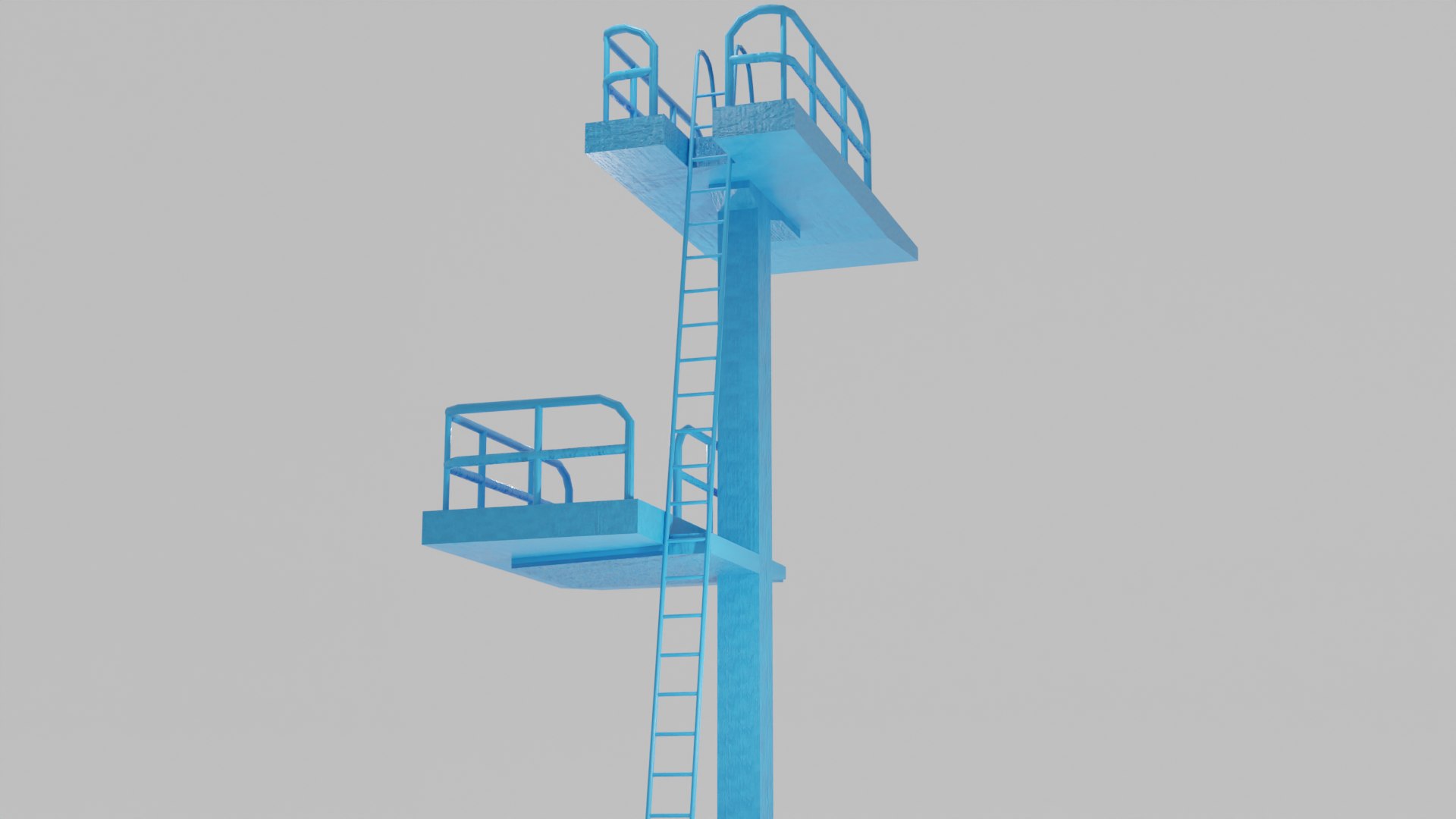 Swimming Pool Diving Board 3D Model - TurboSquid 2006012