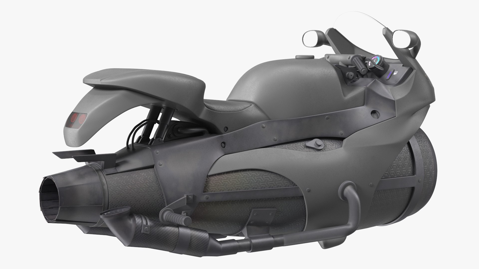 3D Futuristic Robot On Concept Motorcycle - TurboSquid 2270630