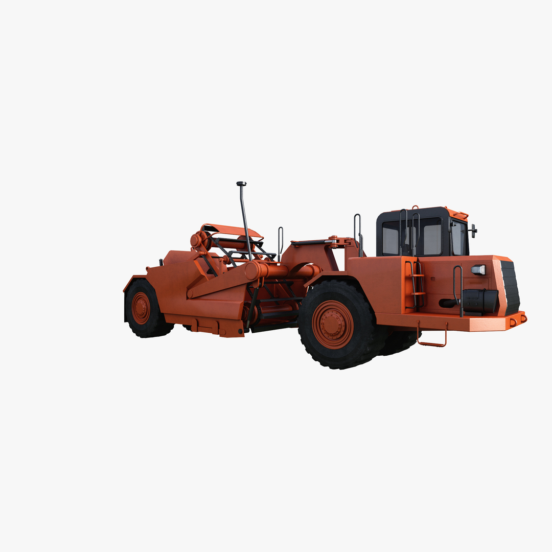 Tractor Scraper 3d Model