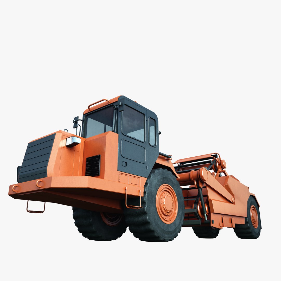 Tractor Scraper 3d Model