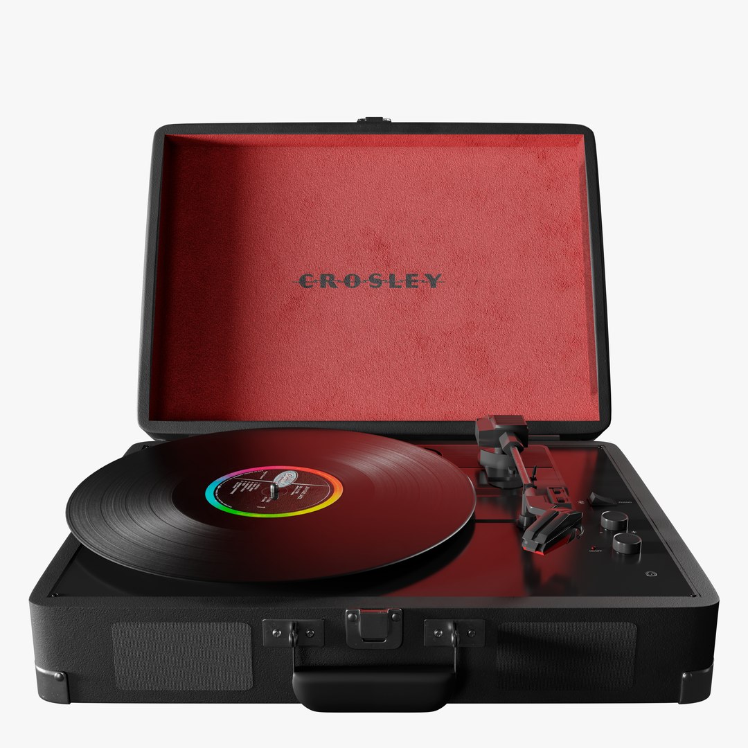 3D Model Crosley Turntable 1 - TurboSquid 2291410