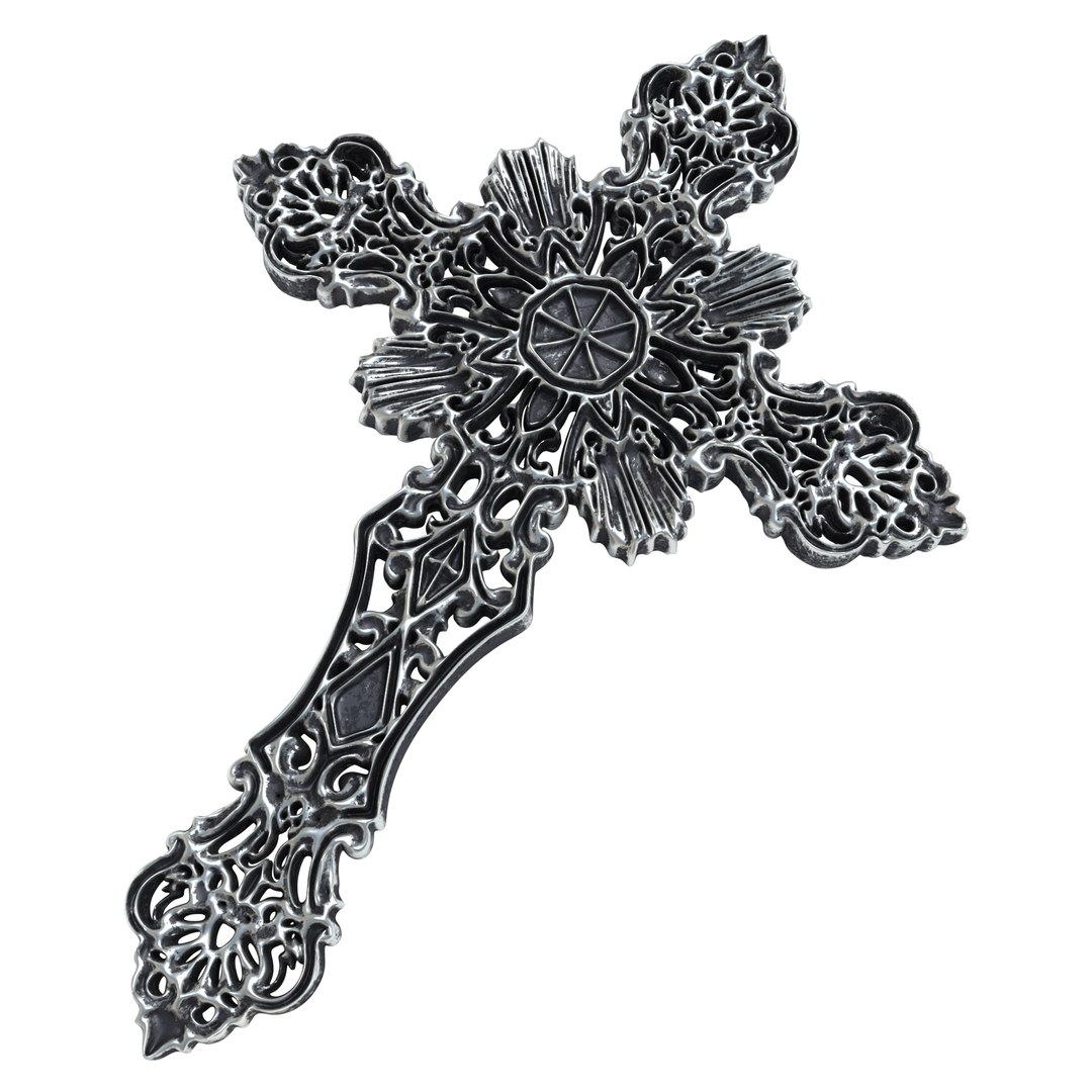 3D 5 Christian Cross V 01 - TurboSquid 2288856