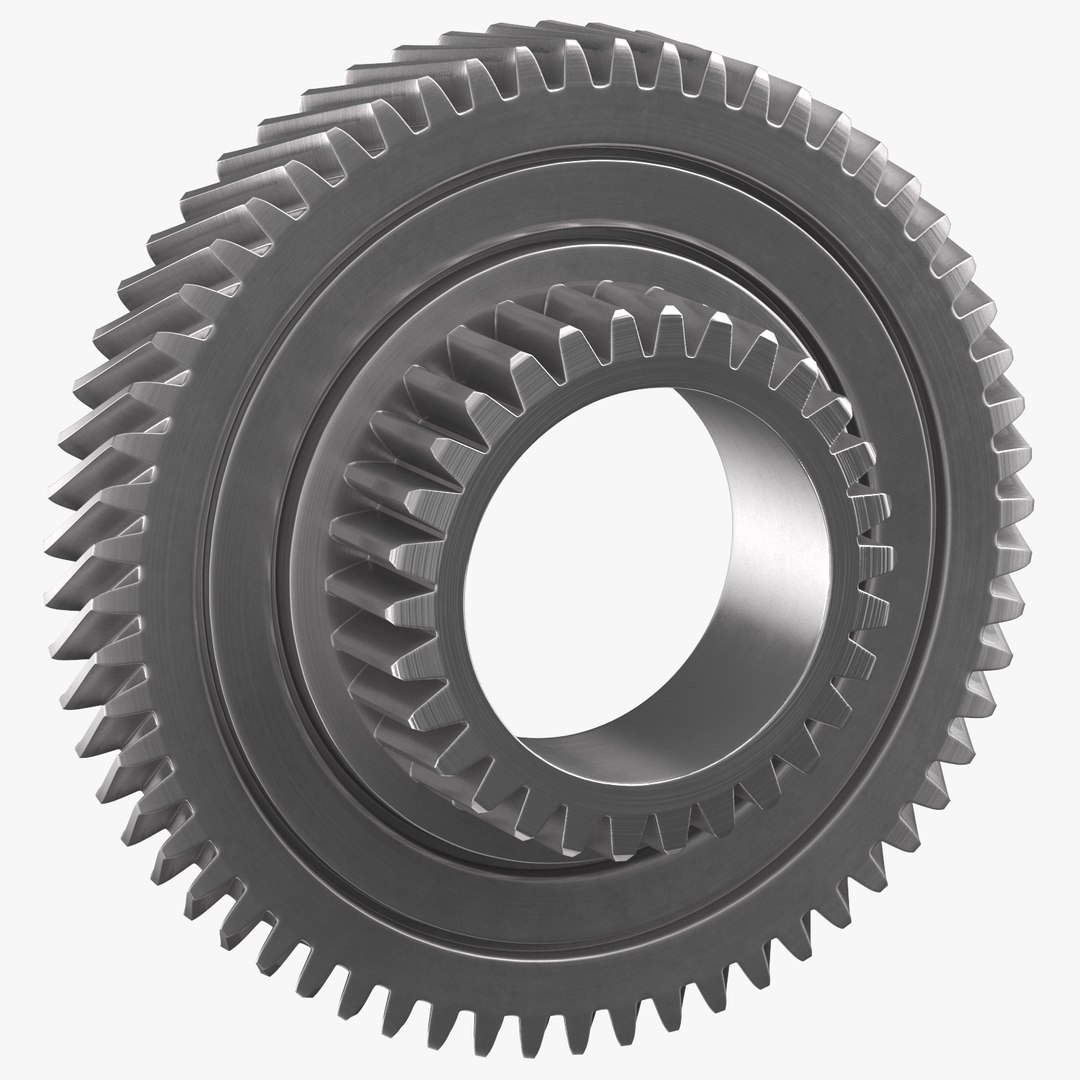 Compound Spur Gears 3D Model - TurboSquid 1482338