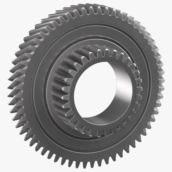 Compound spur gears 3D model - TurboSquid 1482338
