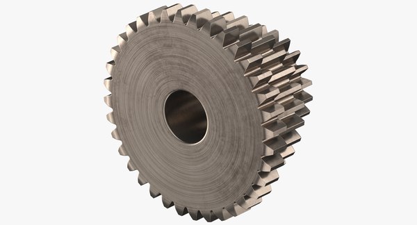 Compound spur gears 3D model - TurboSquid 1482338