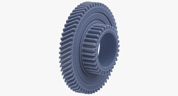Compound spur gears 3D model - TurboSquid 1482338