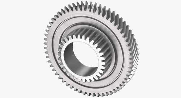 Compound spur gears 3D model - TurboSquid 1482338