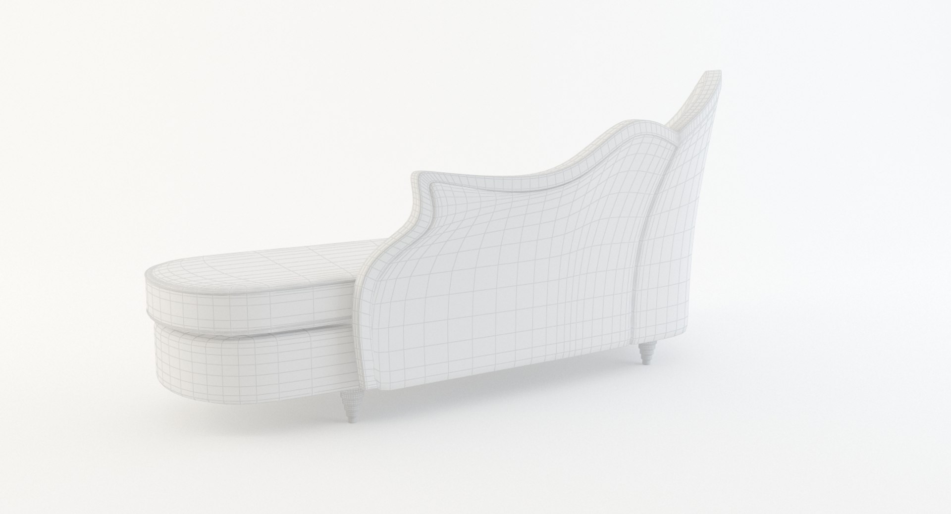 3d Chaise Longue Model