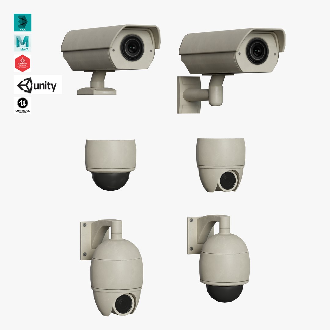 3D CCTV Camera - TurboSquid 2185038